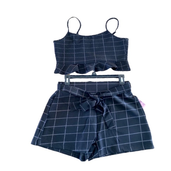 Shorts | Matching Short And Top Plaid Set | Poshmark